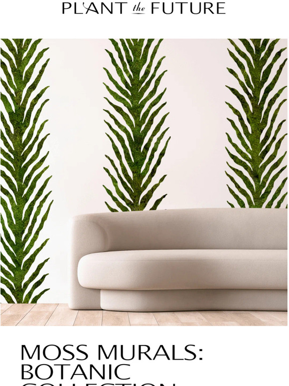 Plant The Future: Explore Our Botanic Moss Murals 💚 | Milled
