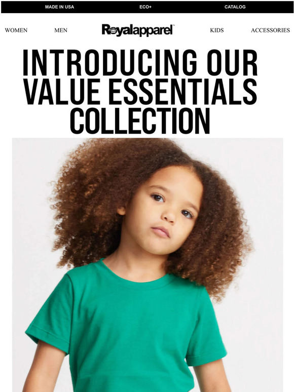 Royal Apparel: Introducing Our Value Essentials Collection | Milled