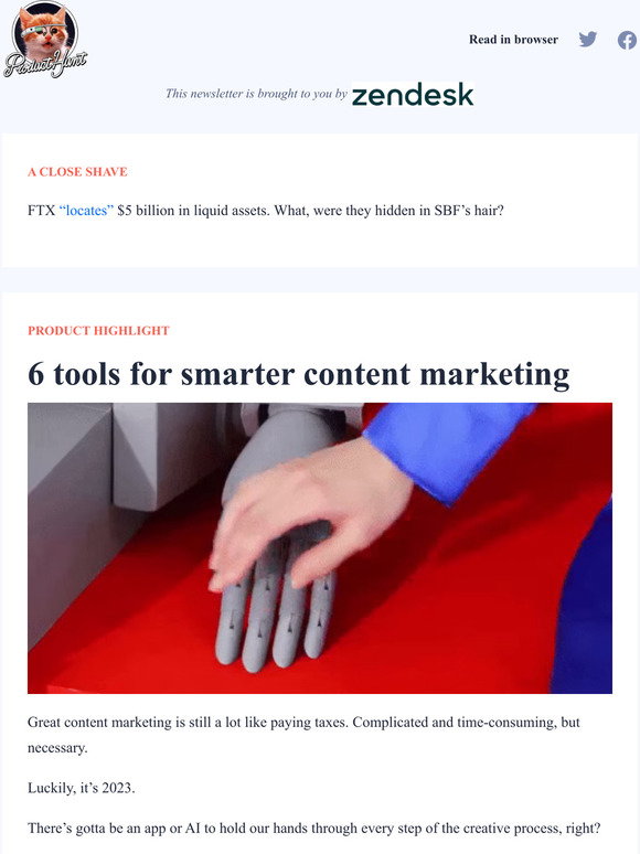 Product Hunt: 😺 Deep dive into design | Milled