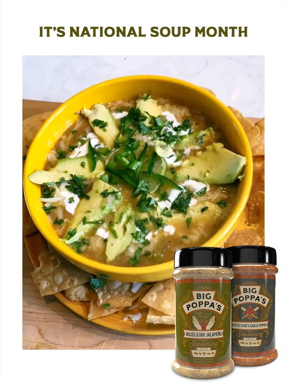 Big Poppa Smokers: Big Poppa's Celebrating National Soup Month | Milled