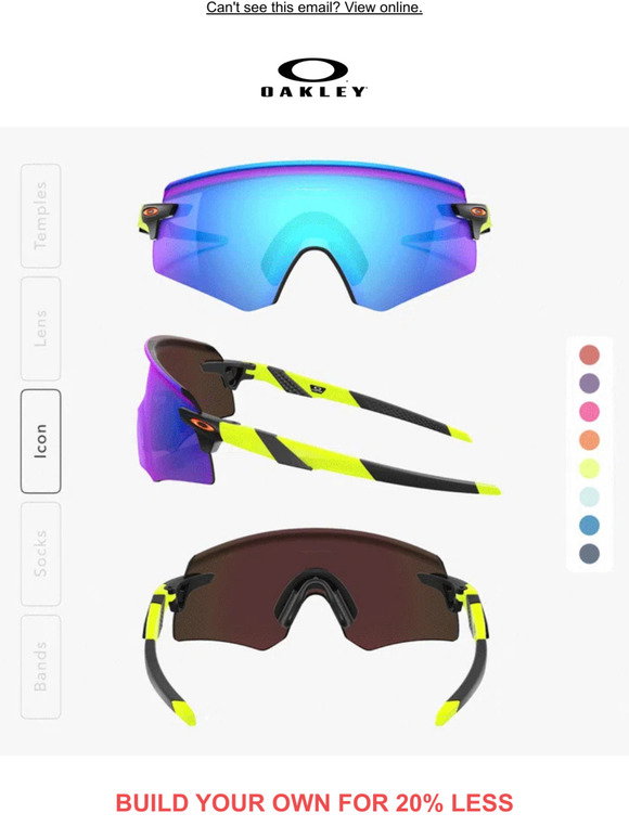 Oakley: Build your own for 20% less | Milled