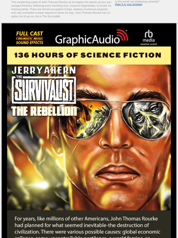 GraphicAudio: THE SURVIVALIST series by Jerry Ahern. 136 hours of Post ...