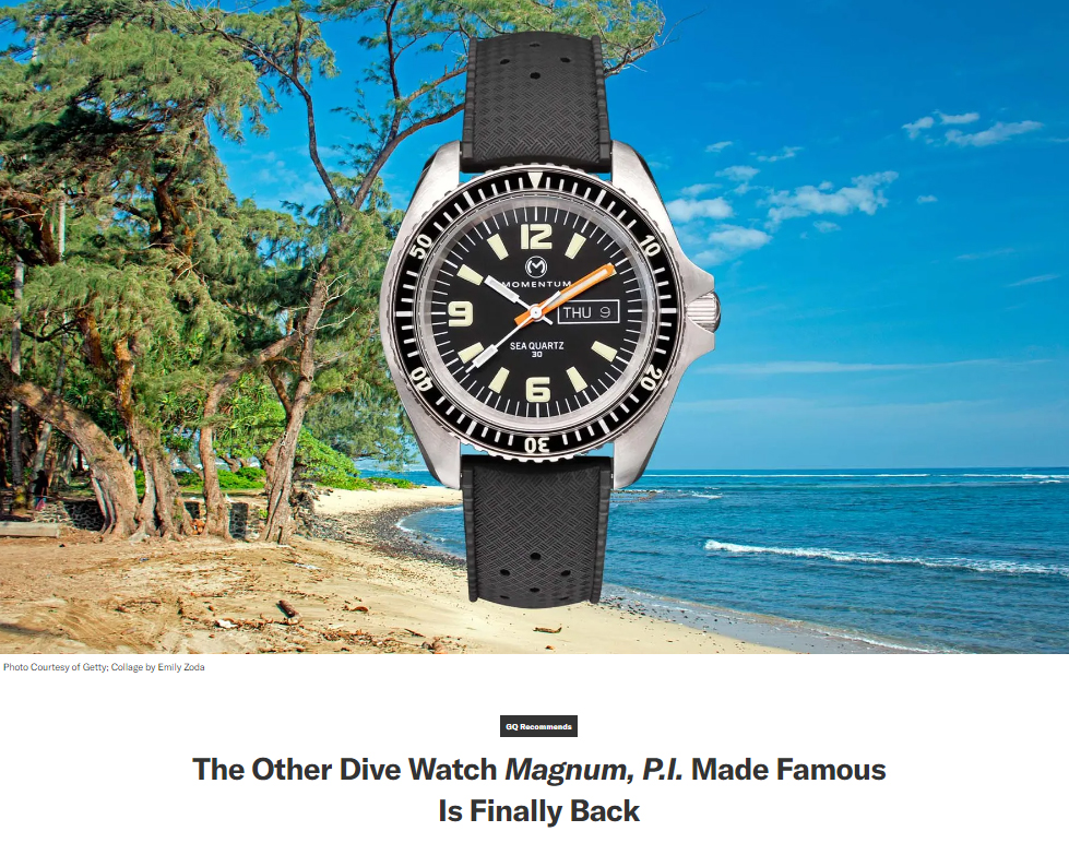 Momentum Watch: Sea Quartz 30 Update: First Batch Sold Out, Second Batch on Pre-Order Now! | Milled