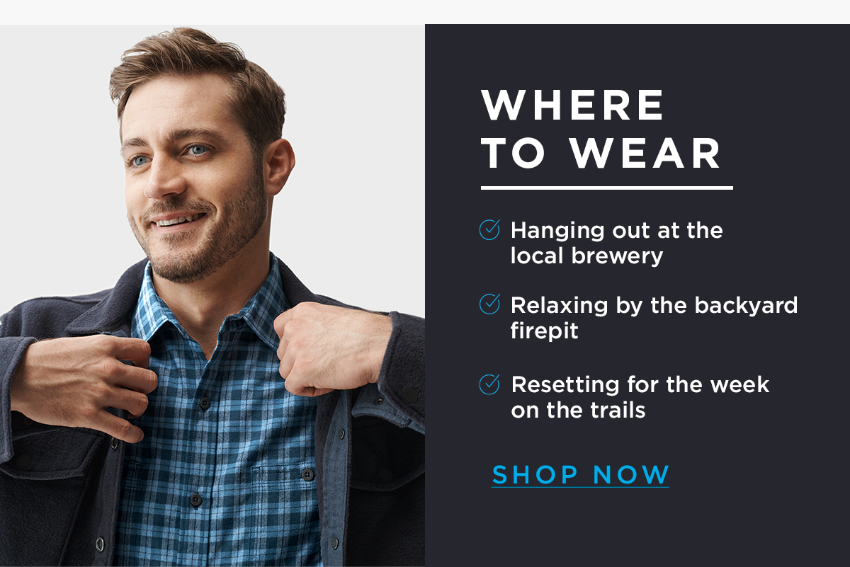 Mack Weldon: Just Dropped: Merino Fleece Shirt Jacket. | Milled