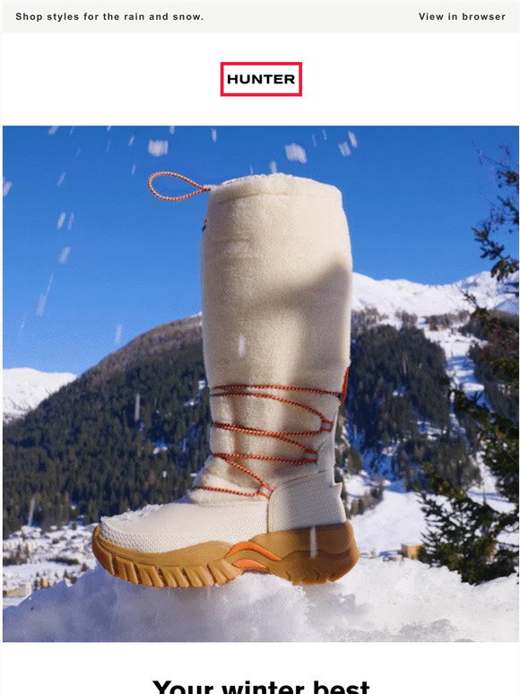 Hunter Boots: Get to know our best winter boots ️ | Milled
