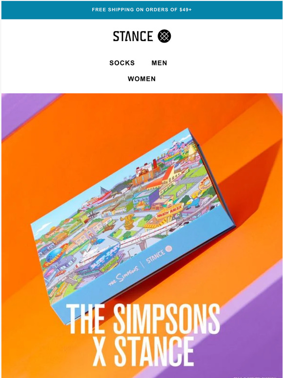 Stance: The Simpsons: Colorful Fun from Springfield | Milled