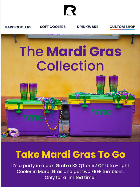 RTIC: The Mardi Gras Collection Is BACK For A Limited Time | Milled