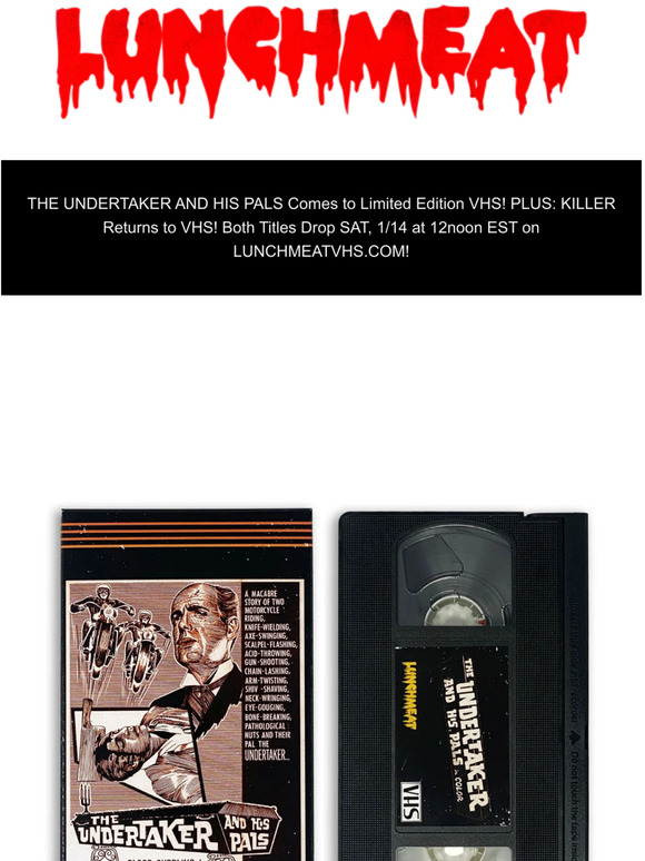 Lunchmeat VHS: THE UNDERTAKER AND HIS PALS Comes for Your VCR! | Milled