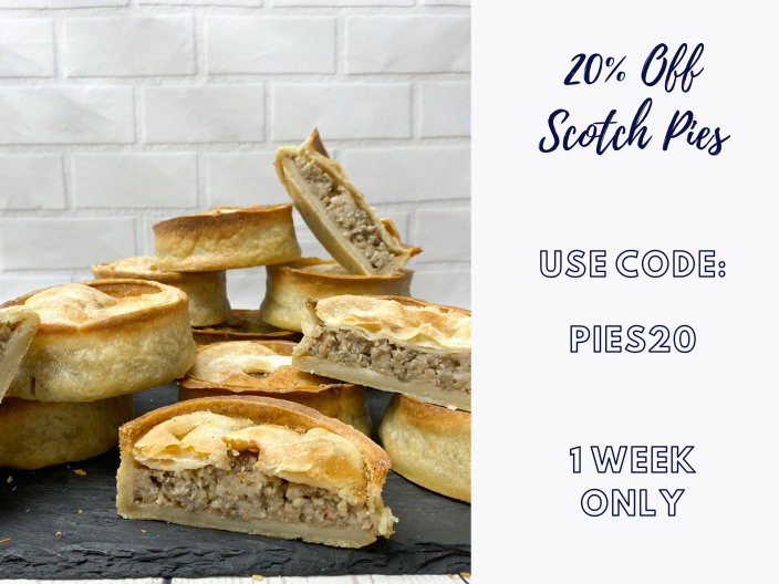 Campbells Prime Meat: Scotch Pies 20% Off | Milled