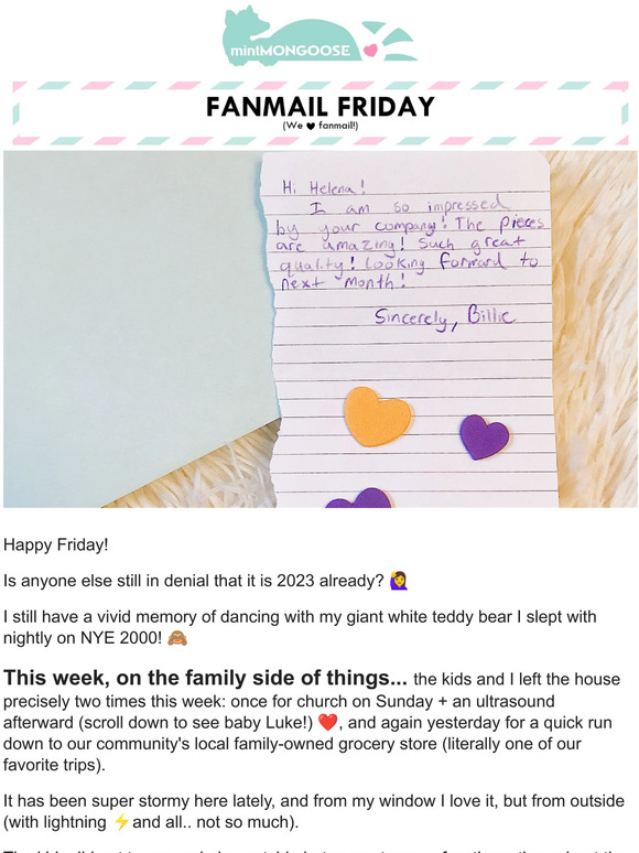 Mint Mongoose: [Fanmail Friday] [📷 ULTRASOUND PICS INSIDE 📷] My Time is ...