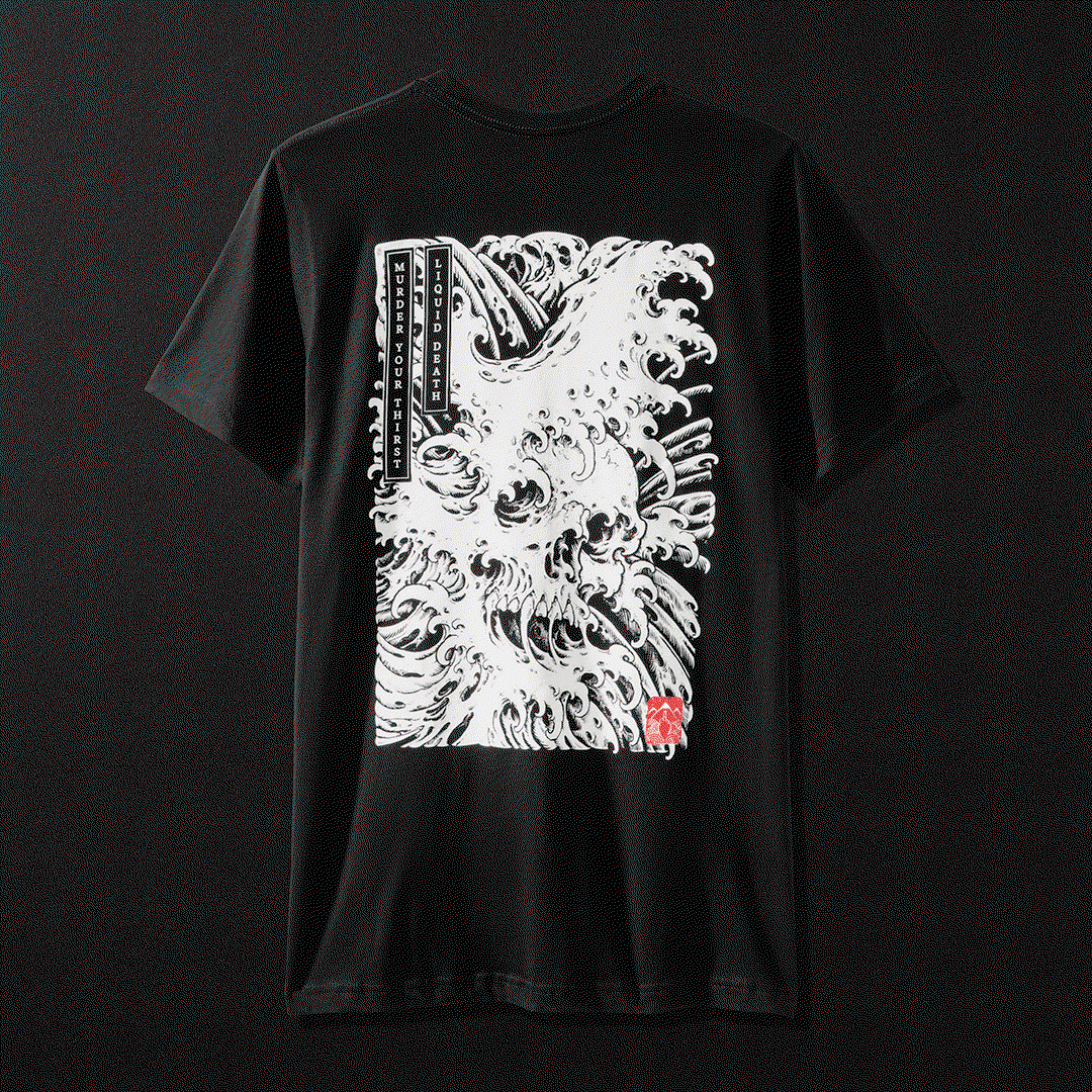 Liquid Death: Limited Edition Death Wave Tee | Milled