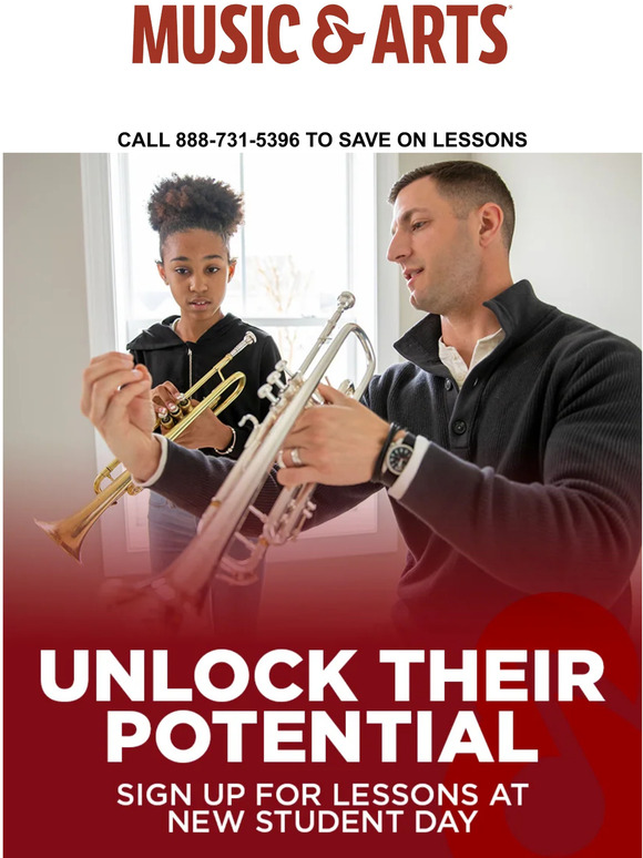 Music & Arts: Your New Student Day is in 24 hours | Milled