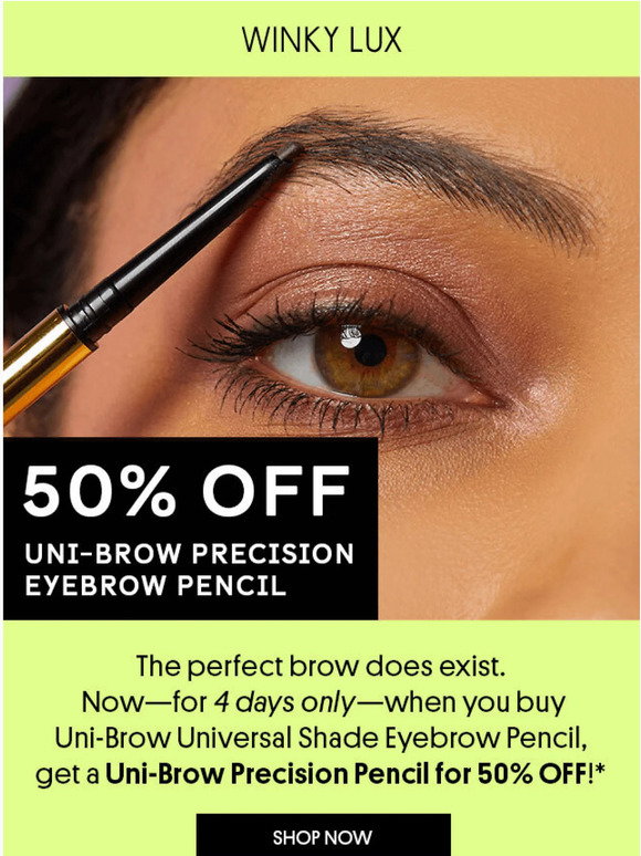 Winky Lux: An exclusive deal for brows that wow. | Milled