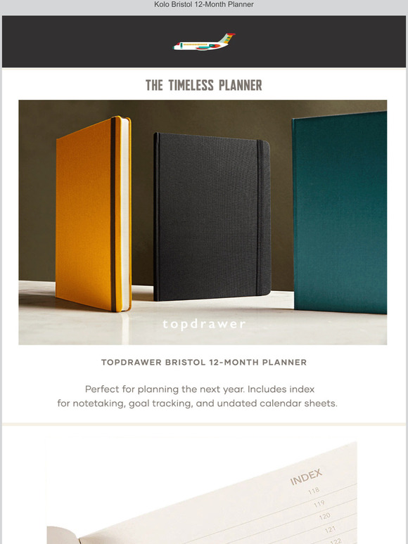 Topdrawer: INSIDE: The Timeless Planner. | Milled