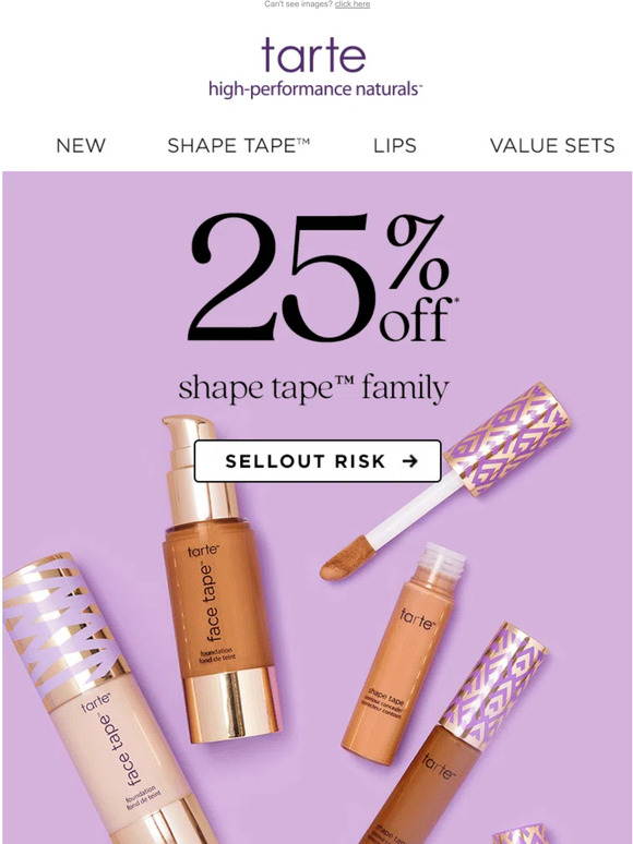 Tarte: SHAPE TAPE™ DEAL INSIDE 💌 | Milled