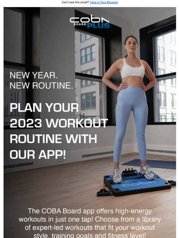 Coba: Plan Your 2023 Workout Routine!💪 | Milled