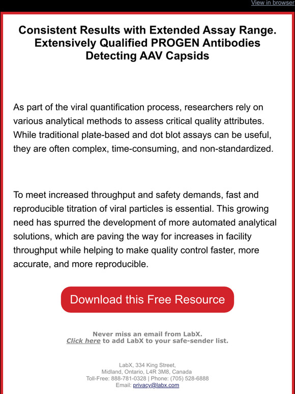 LabX: Simple Plex AAV Assays | Milled