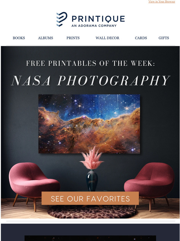 Printique: Free Printables: NASA Photographs 🔭 | Milled