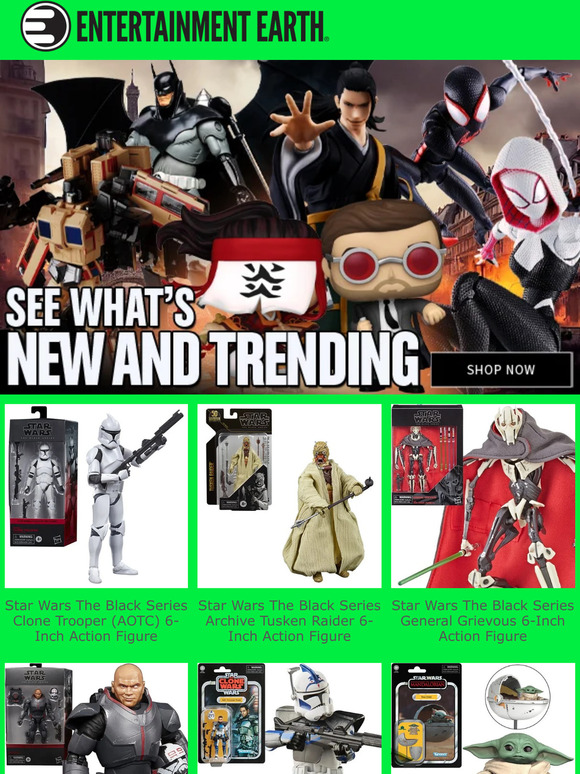 EntertainmentEarth.com: 👀 What’s Trending? Demon Slayer, Miles Morales ...