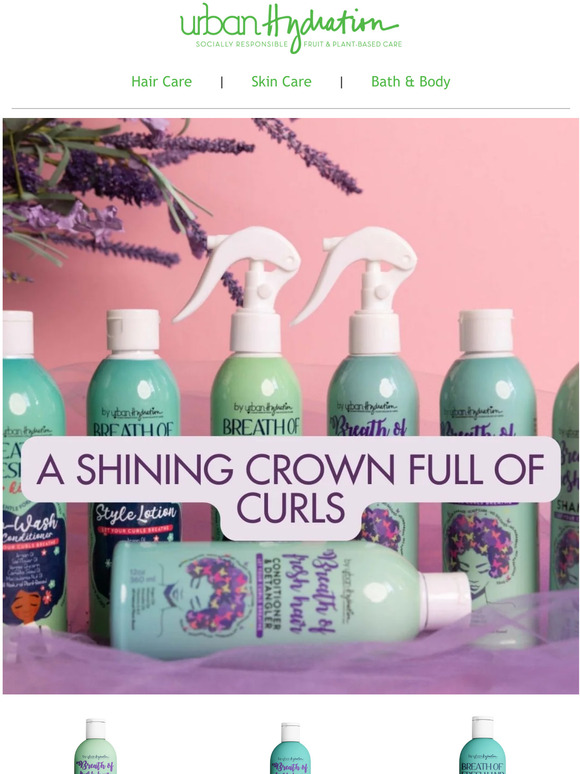 Urban Hydration: Your curls are your crown, Let us keep it Shining ...