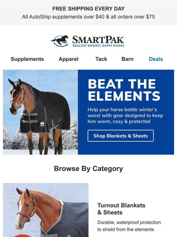SmartPak Equine: How To Pick The Best Blanket For Your Horse | Milled