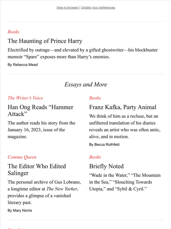 The New Yorker: The Haunting of Prince Harry | Milled