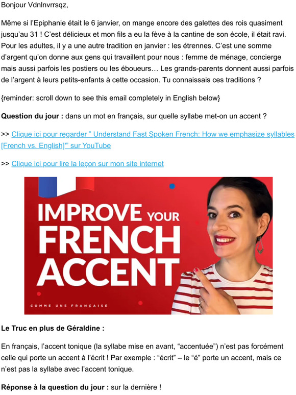 Comme Une Française: 🇫🇷 “Why does it sound SO different in French ...