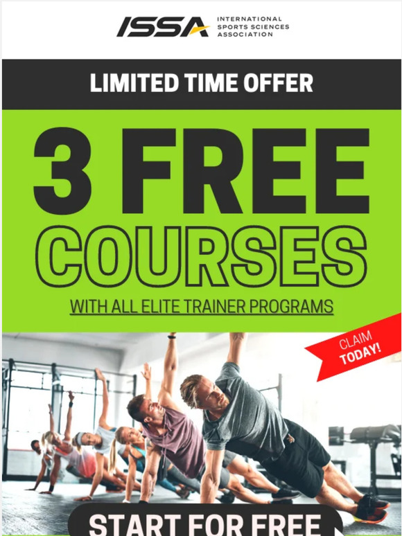 ISSA: Here's what you'll receive as an Elite Trainer! | Milled