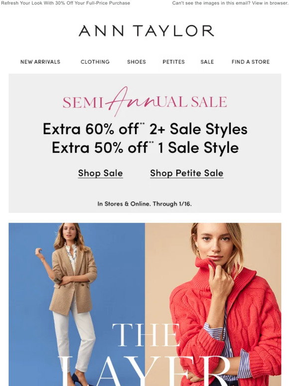 Ann Taylor: Layers To Live In | Milled