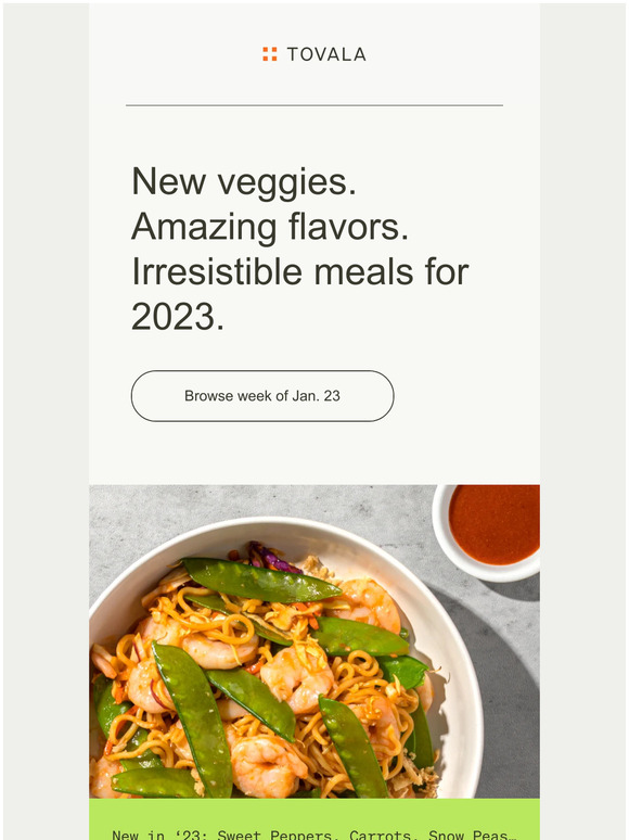 Tovala: Introducing 7 NEW meals you'll love. | Milled