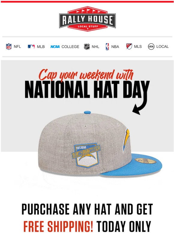 Rally House: Celebrate National Hat Day 🧢🎉 | Cap Off The New Year | Milled