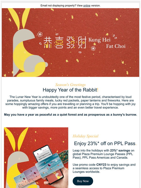 Plaza Premium Lounge: Are you ready for the Year of the Rabbit? | Milled