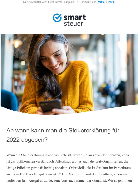 Smartsteuer: Wichtiges zum Jahresbeginn 2023 | Milled