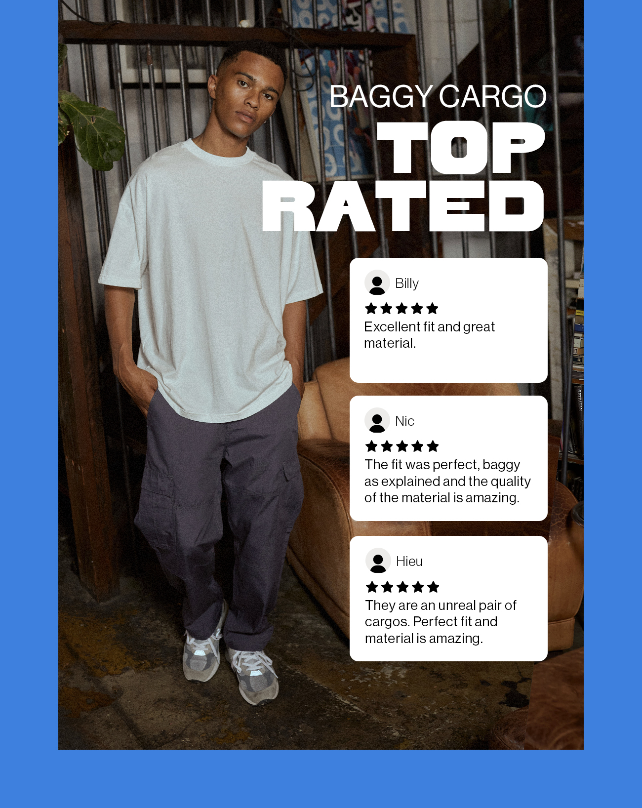 Hallenstein Brothers: Meet our brand new baggy cargos 👀 | Milled