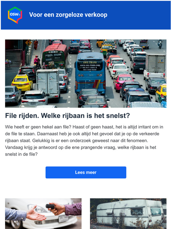 OSW: Hoe kom je sneller door de file heen? | Milled