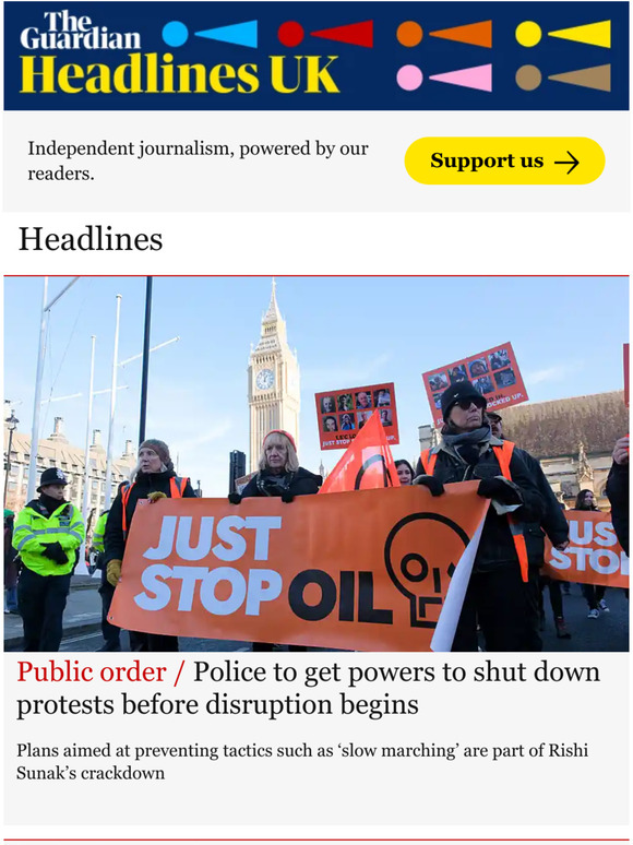 The Guardian Soulmates: The Guardian Headlines: UK police to get new ...