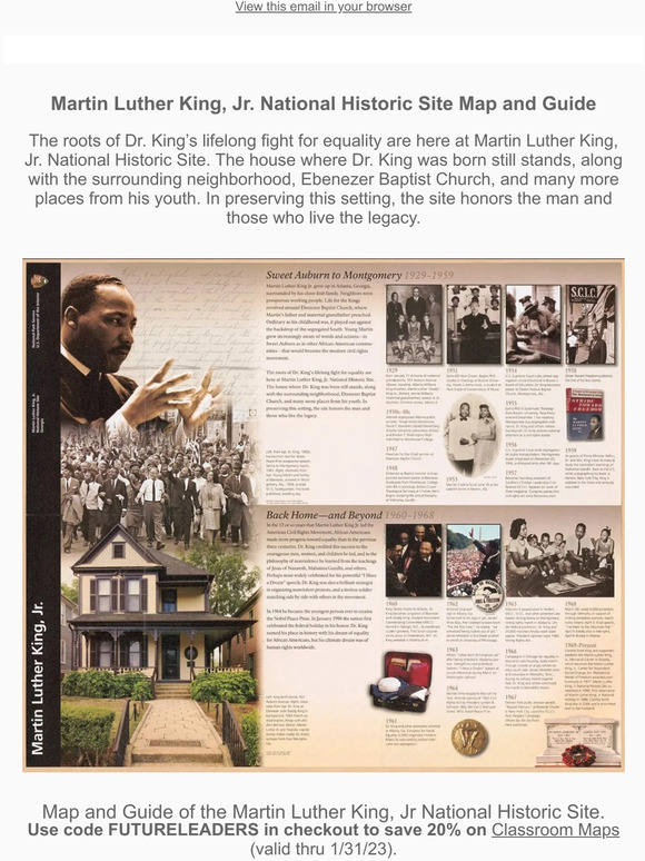Maps: Honoring Martin Luther King Jr. and the Value of Equality | Milled