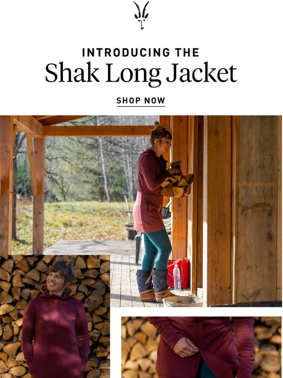Ibex: Meet the 100% Merino Shak Long Jacket | Milled