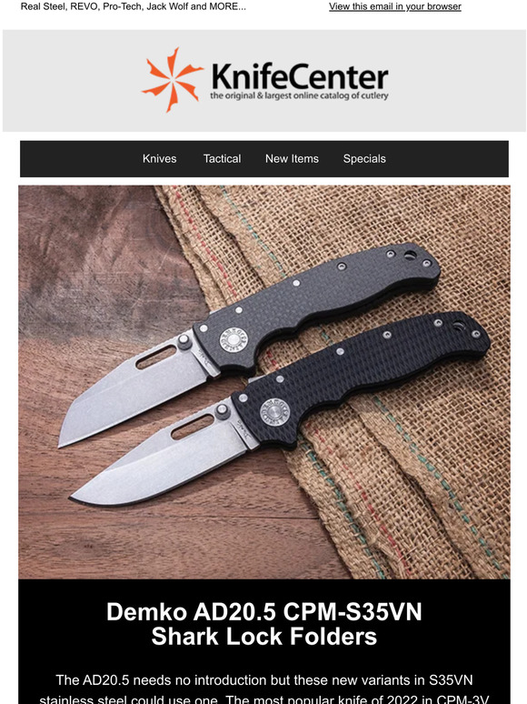 KnifeCenter: New Knives: Spyderco, Demko, WE Knife, CIVIVI | Milled