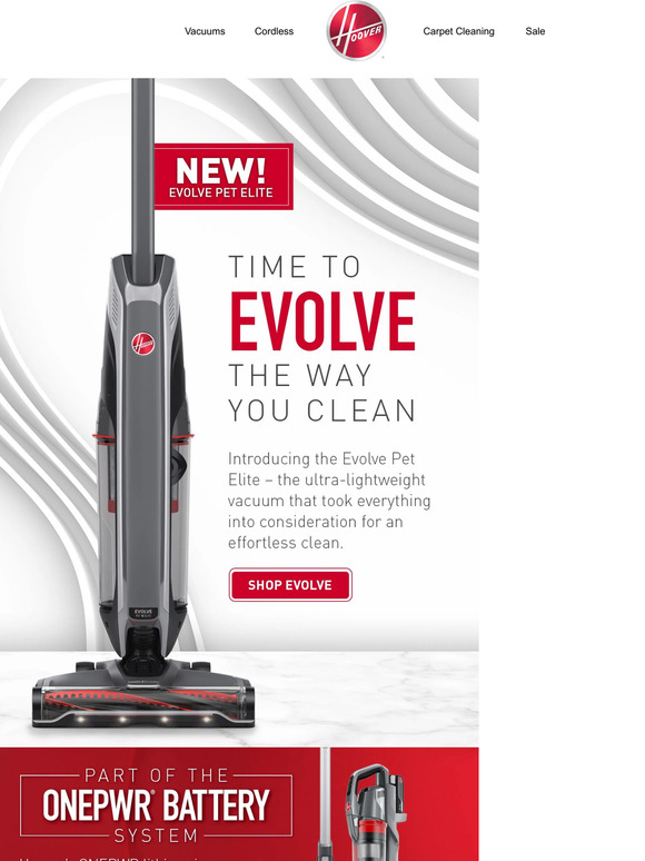 Hoover: Introducing the Evolve Pet Elite | Milled