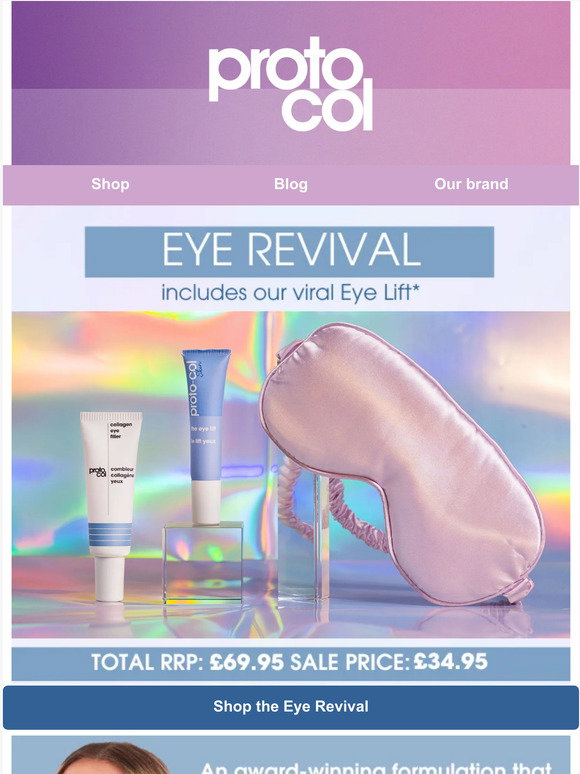 Proto-Col: Eye Revival includes our viral Eye Lift | Milled