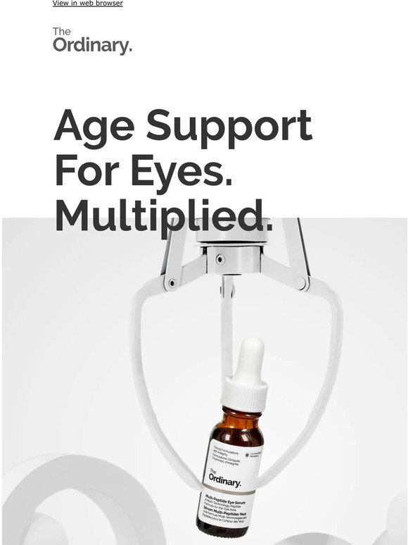 The Ordinary: Finally—The eye serum you asked us for. | Milled