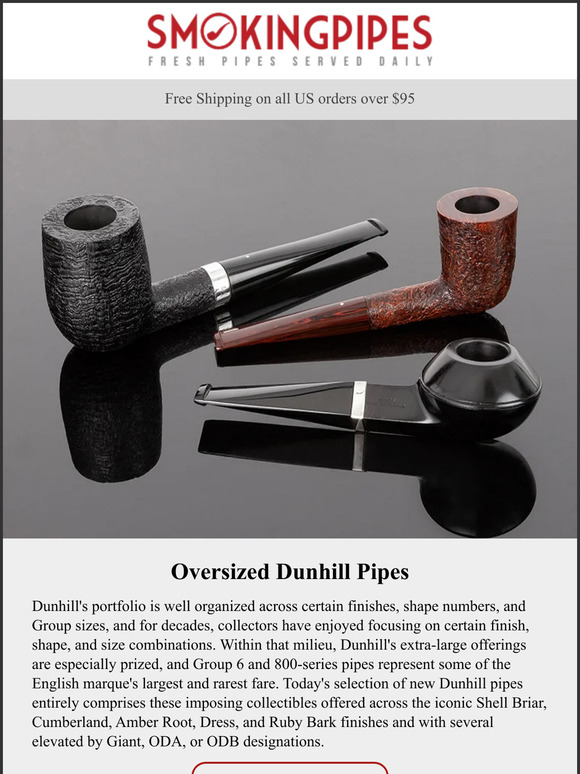 Smokingpipes: Oversized Dunhill Pipes | Group 6 and 800-Series ...
