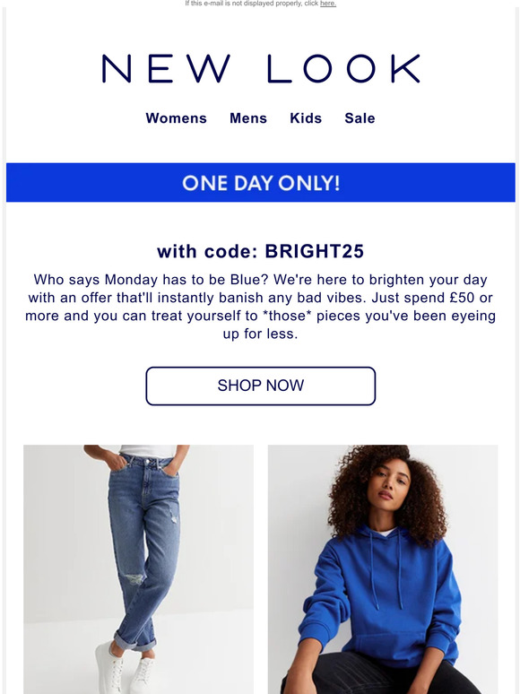 New Look Email Newsletters: Shop Sales, Discounts, and Coupon Codes