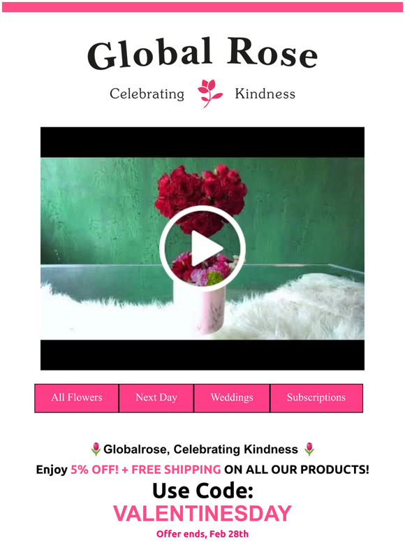 Global Rose: 💓Love is in the air! Celebrate with Global Rose flowers💐 ...