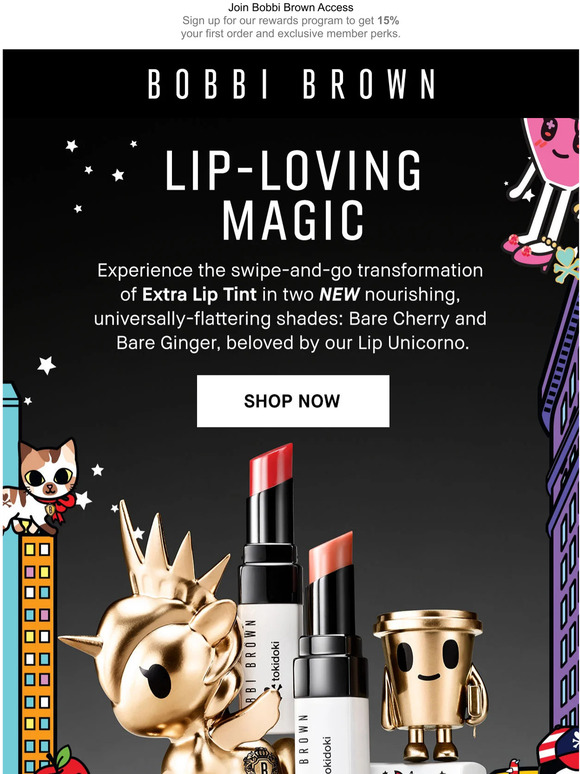 Bobbi Brown: Swipe and go with limited-edition, tokidoki-inspired lip ...