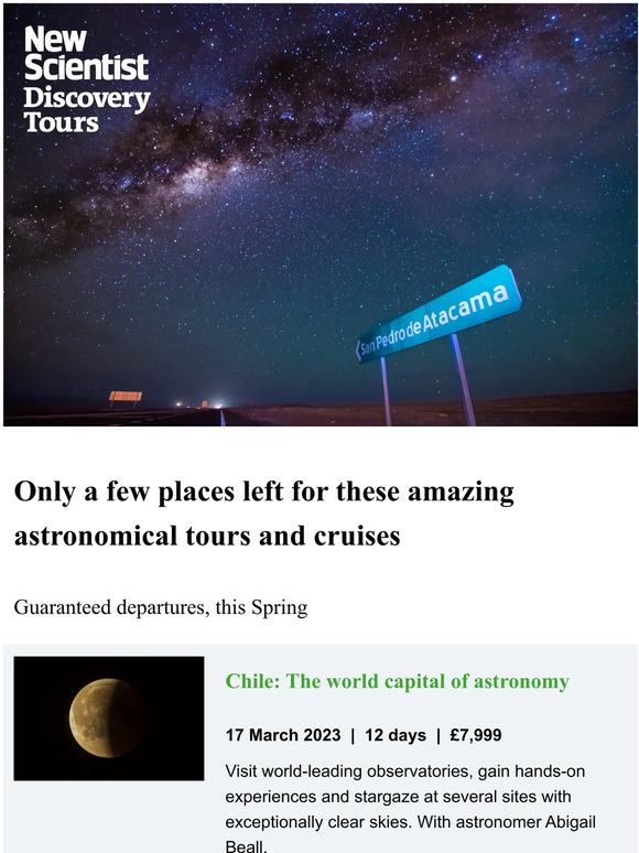 New Scientist: Experience these celestial wonders this spring | Milled