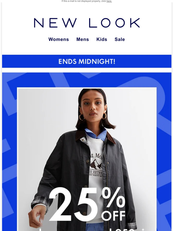 New Look Email Newsletters: Shop Sales, Discounts, and Coupon Codes