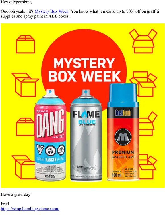 Bombing Science: ⚠️ Mystery Pack Week | Milled