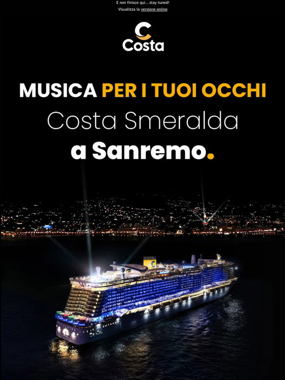 Costa Crociere: 🎤 —, vuoi scoprire quali super ospiti ti aspettano su ...